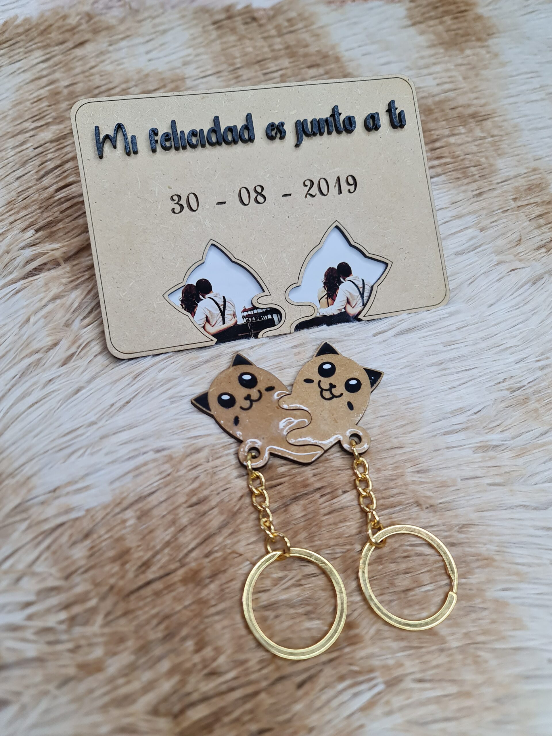 LLAVEROS PAREJA PERSONALIZADO - Estilo Hogar